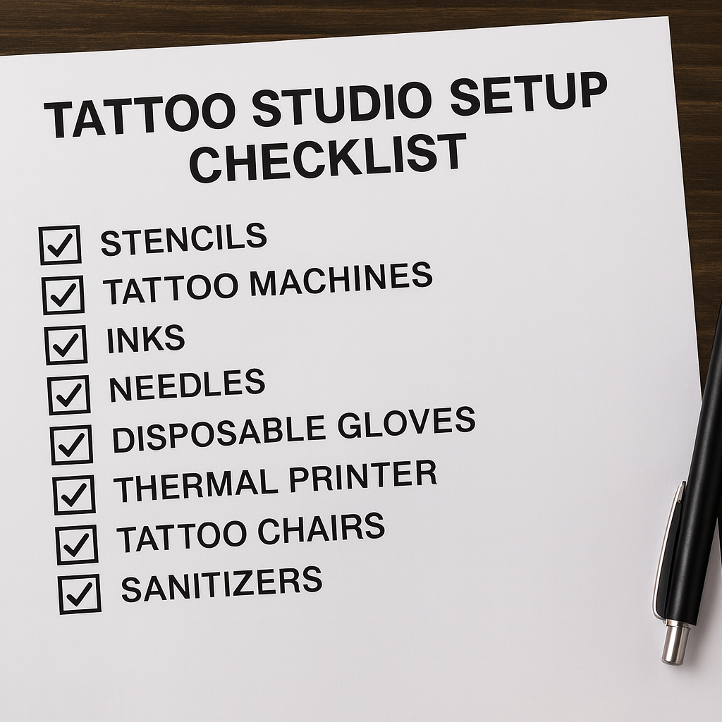 Tattoo Studio Setup Checklist | Supplies & Equipment – Tommy's Supplies