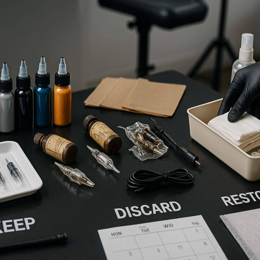 Tattoo Supply Audit Guide: Declutter & Restock for the New Year – Tommy ...